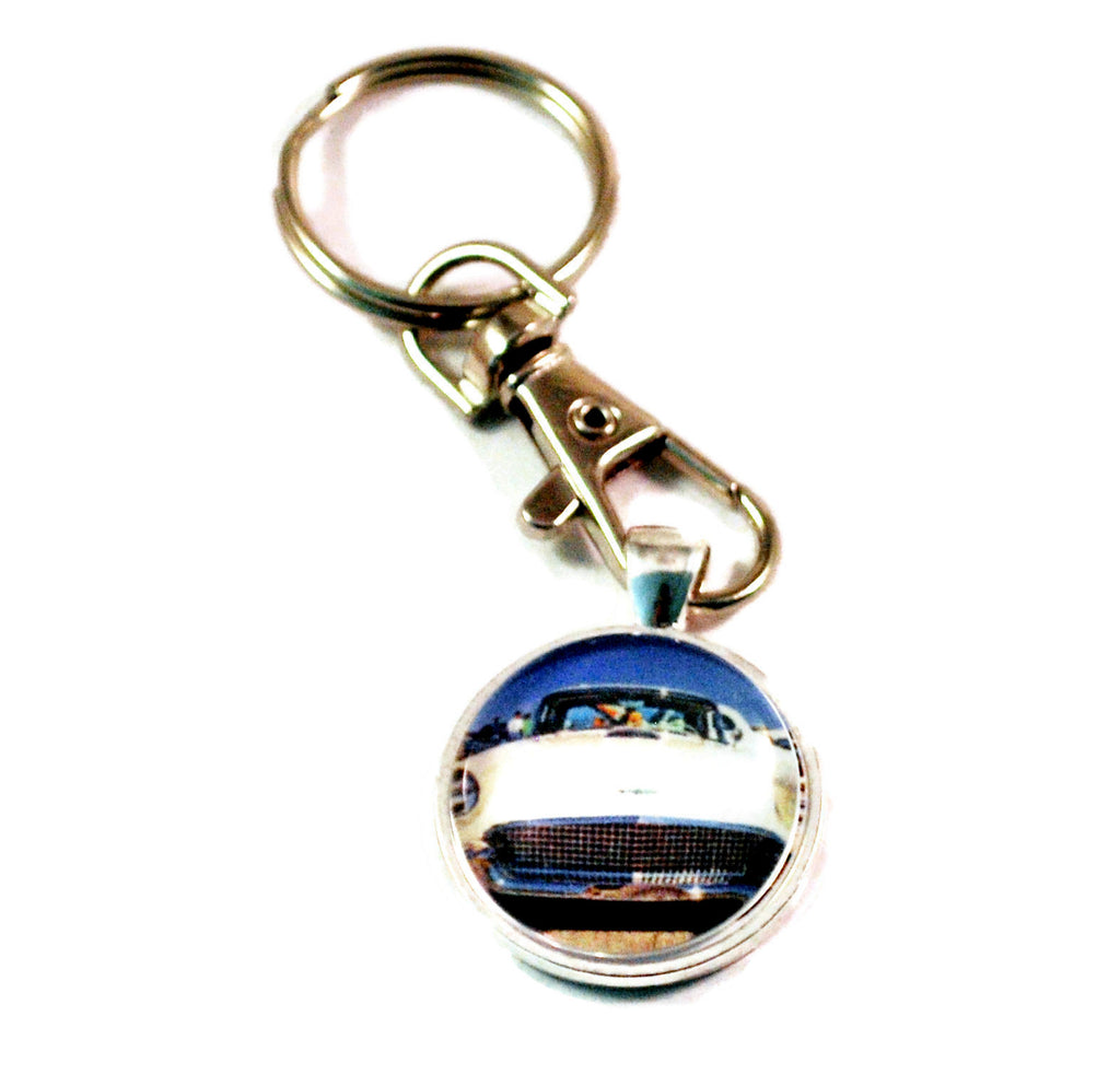 1957 Ford Thunderbird Muscle Car Hot Rod Key Chain Keyrings for Men ...